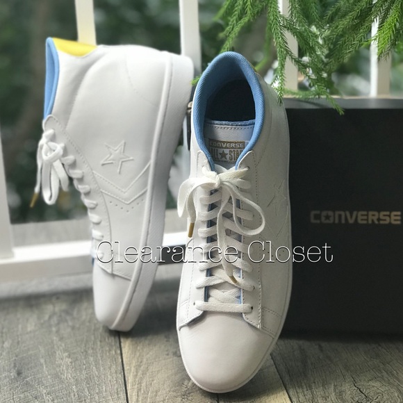 Converse | Shoes | Converse Pro Leather Mid Whitebright M Authentic ...
